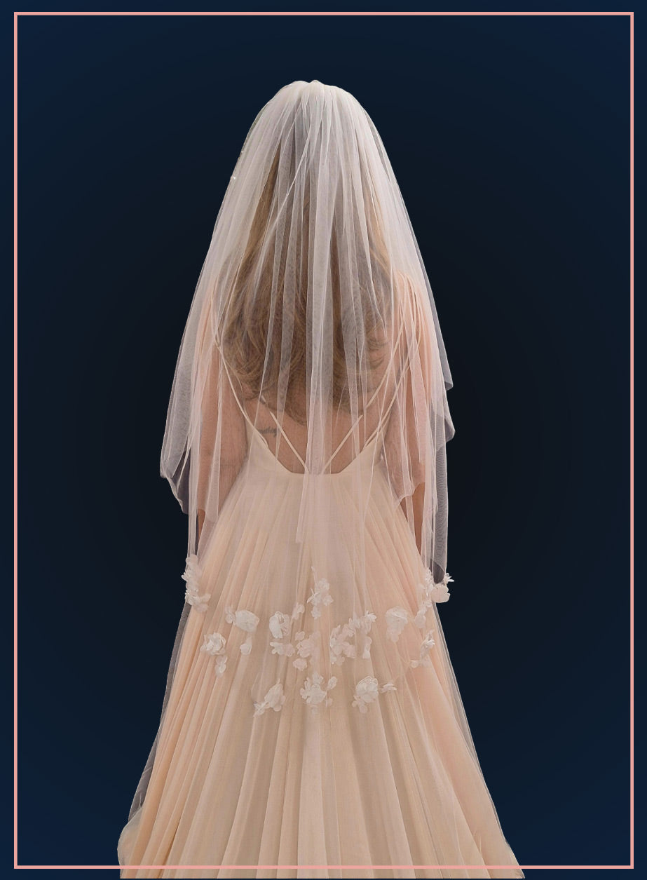 Twilight Designs TLV8152 Ivory 3D Floral Veil – Rachel Ash